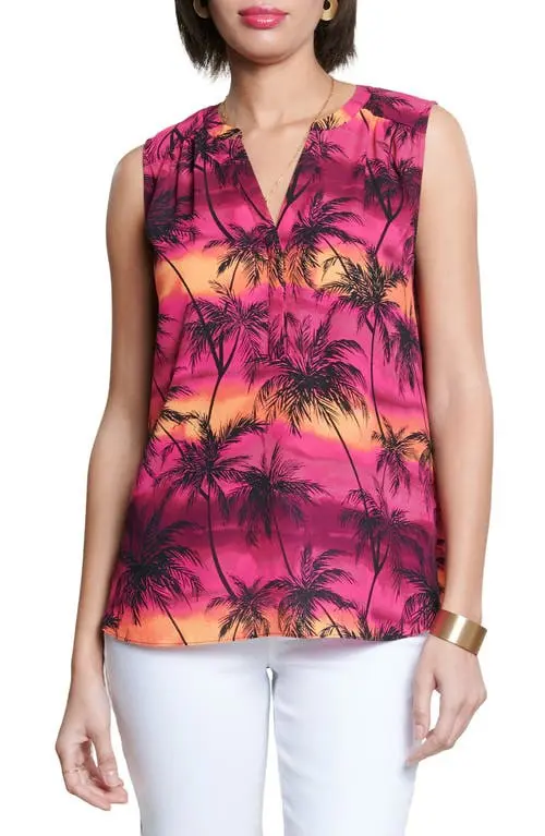 NYDJ Perfect Sleeveless Blouse - Key Largo