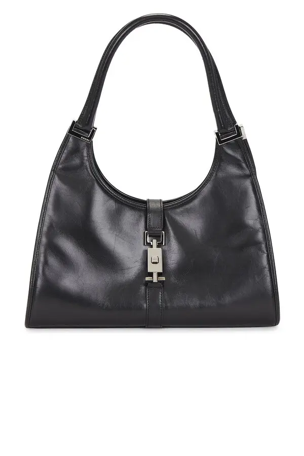Gucci Bardot Shoulder Bag - Black
