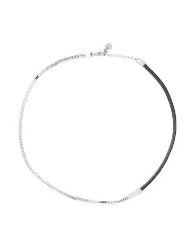Versace Necklace Leather, Metal