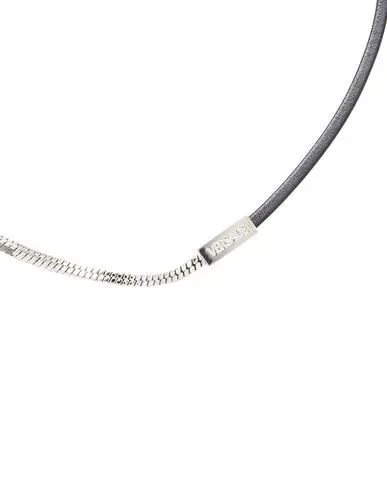 Versace Necklace Leather, Metal