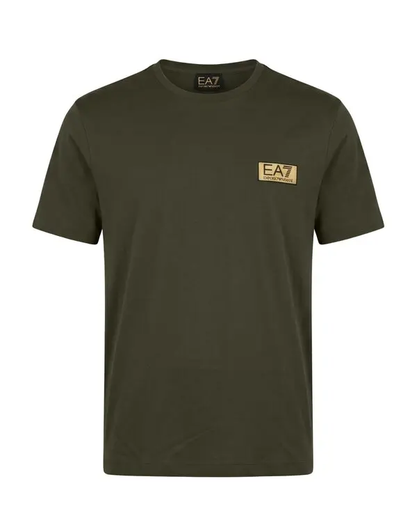 EA7 T-shirt Military Size Cotton