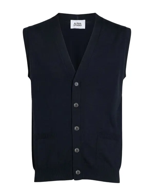 Alpha Studio Cardigan Midnight Size Mohair Wool