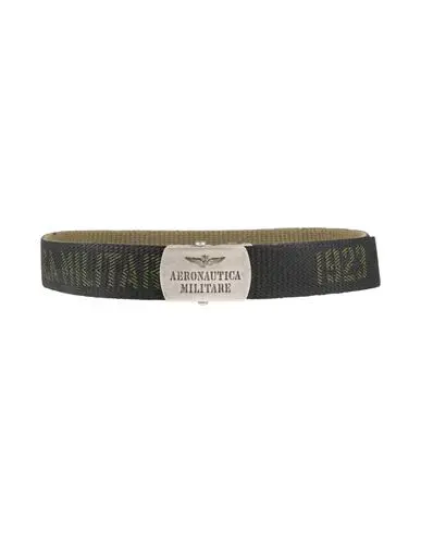 AERONAUTICA MILITARE Belt Midnight Size Textile Fibers - Grey