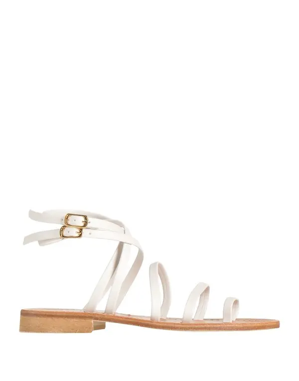 BALDININI Thong Sandal Light Size Leather - Grey