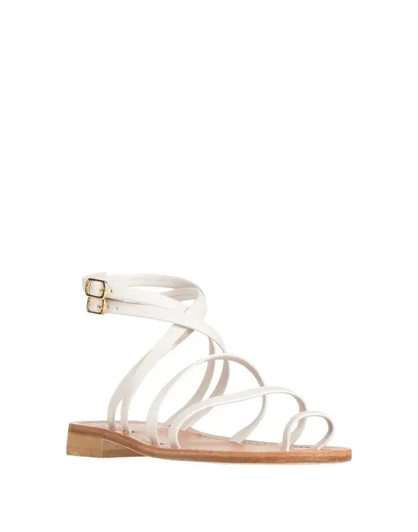 BALDININI Thong Sandal Light Size Leather - Grey
