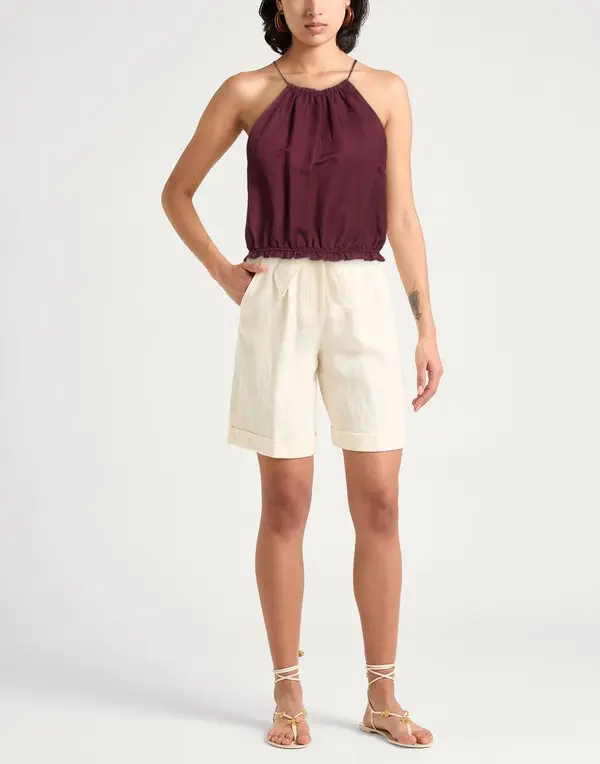 Patrizia Pepe Sleeveless Gathered Top