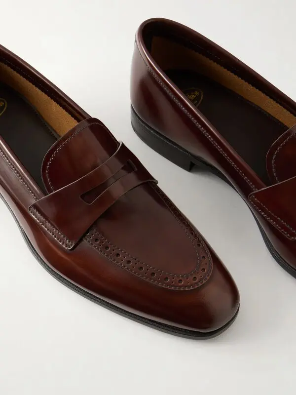 Church's Onyx Leather Loafers
