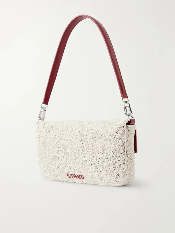 Staud Da Adolfo Timmy Beaded Shoulder Bag