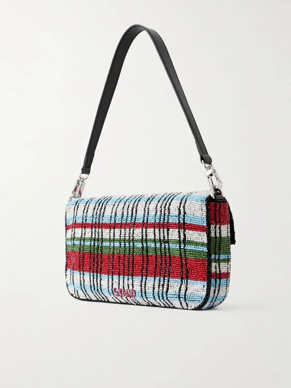 Staud Timmy Beaded Shoulder Bag