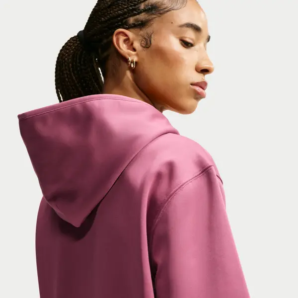 Nike Studio Fleece Sport Therma-fit Pullover Hoodie - Red