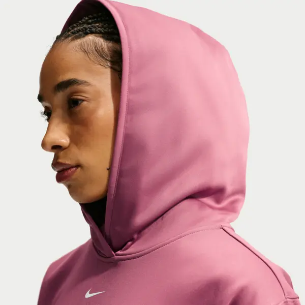 Nike Studio Fleece Sport Therma-fit Pullover Hoodie - Red