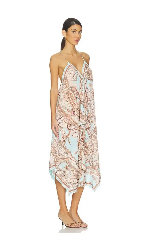 L'Agence Elise Midi Dress