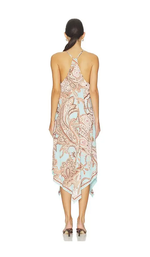 L'Agence Elise Midi Dress