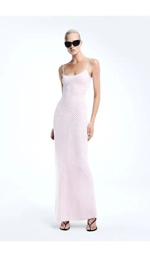 REVOLVE LOS ANGELES Chanthal Lace Stitch Gown - Pink