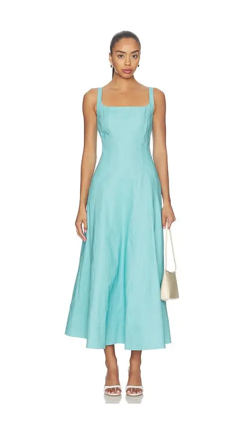 ALIGNE Fernanda Seam Detail Midi Dress