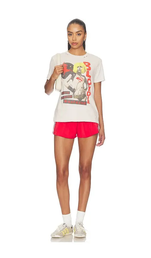Junk Food Truth, Justice, Whatever The Vintage Destroy Tee In White