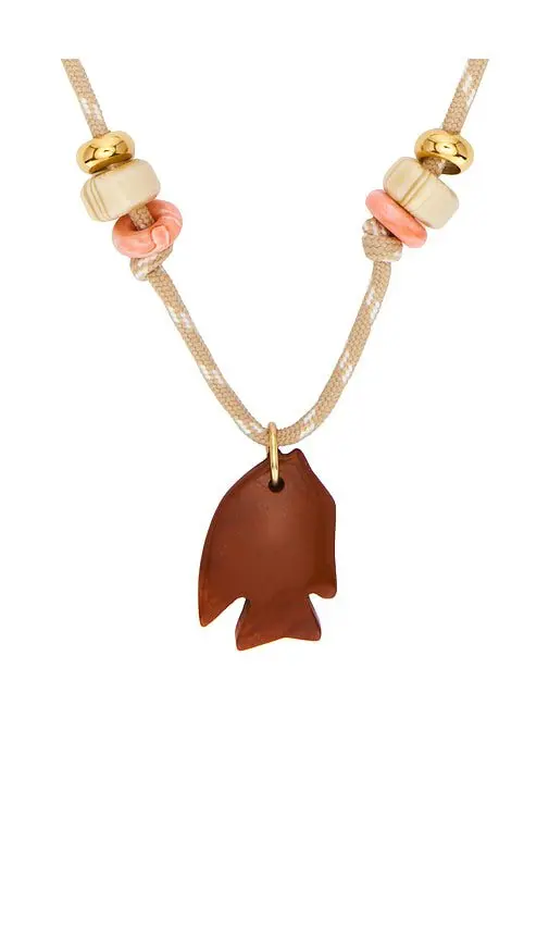 FLÃ²WZE Flã³wze X Collanine Colorate Necklace In Beige
