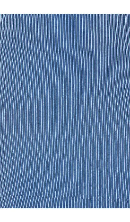 L'IDEE Paris Sleeved Tube Dress In Blue