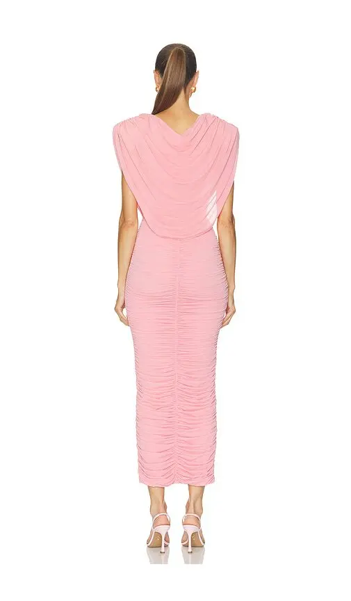 Ronny Kobo Parish Dress In Pink
