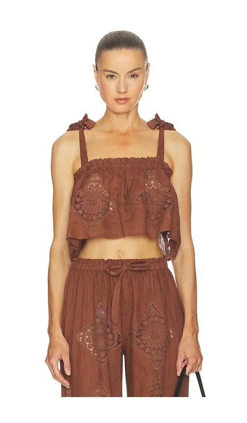 Tularosa Olivia Top - Brown