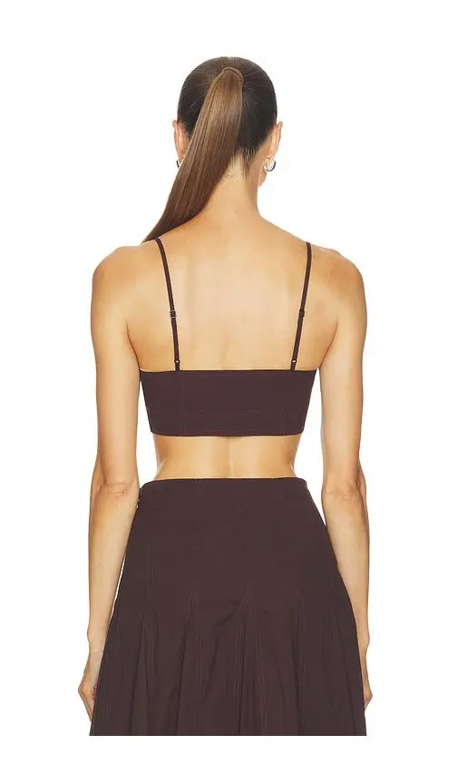A.L.C. Joan Bra Top In Brown