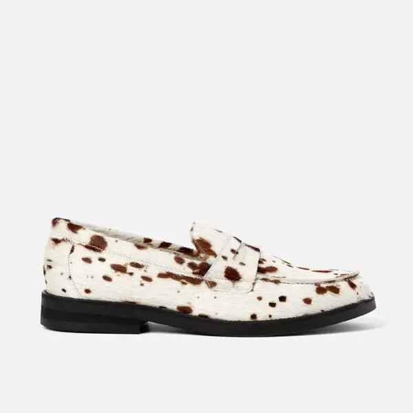 DUKE + DEXTER Wilde Cow Pony Penny Loafer