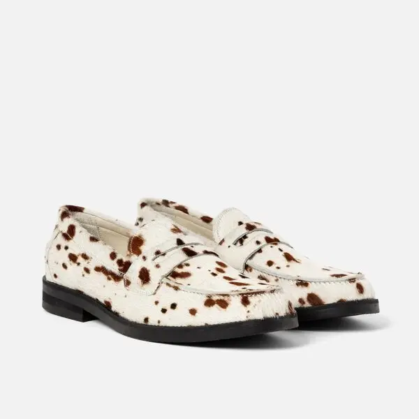 DUKE + DEXTER Wilde Cow Pony Penny Loafer