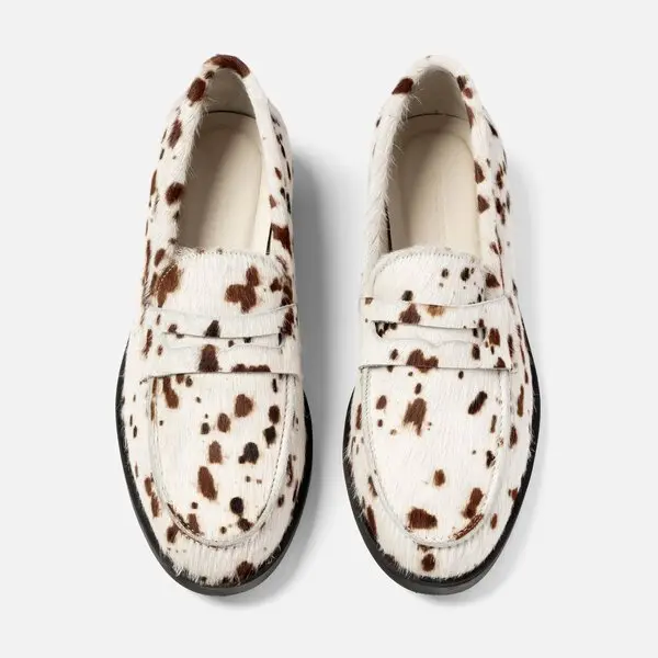 DUKE + DEXTER Wilde Cow Pony Penny Loafer