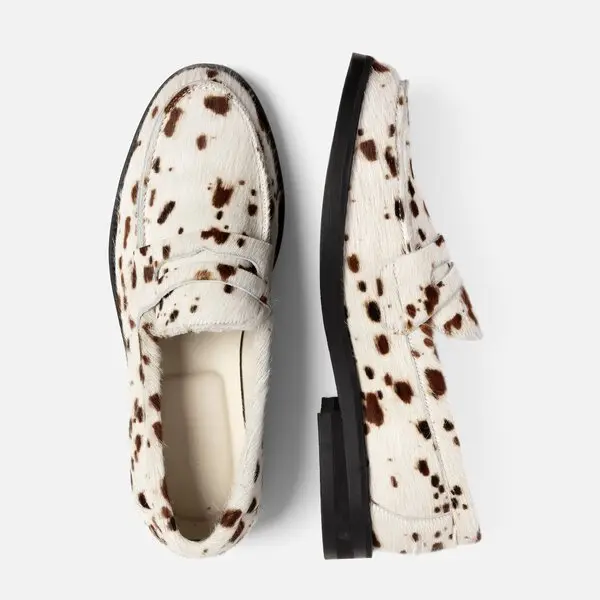 DUKE + DEXTER Wilde Cow Pony Penny Loafer