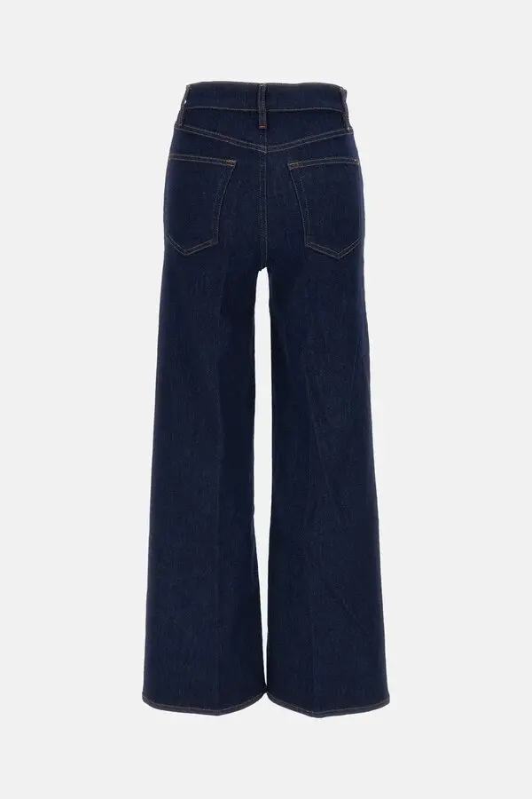 FRAME Le Slim Palazzo Jeans - Blue