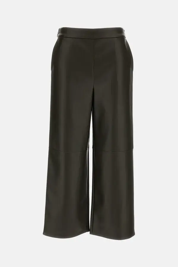 Max Mara Cropped Spalmato Jersey Pants