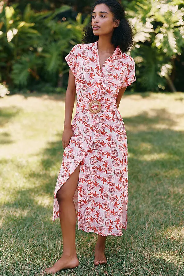 RO'S GARDEN Catherine Cotton Midi Dress