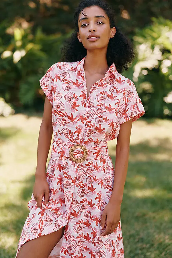 RO'S GARDEN Catherine Cotton Midi Dress