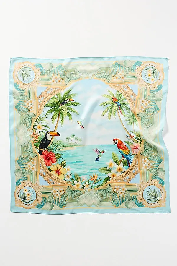 Agua Bendita Island Bliss Silk Scarf