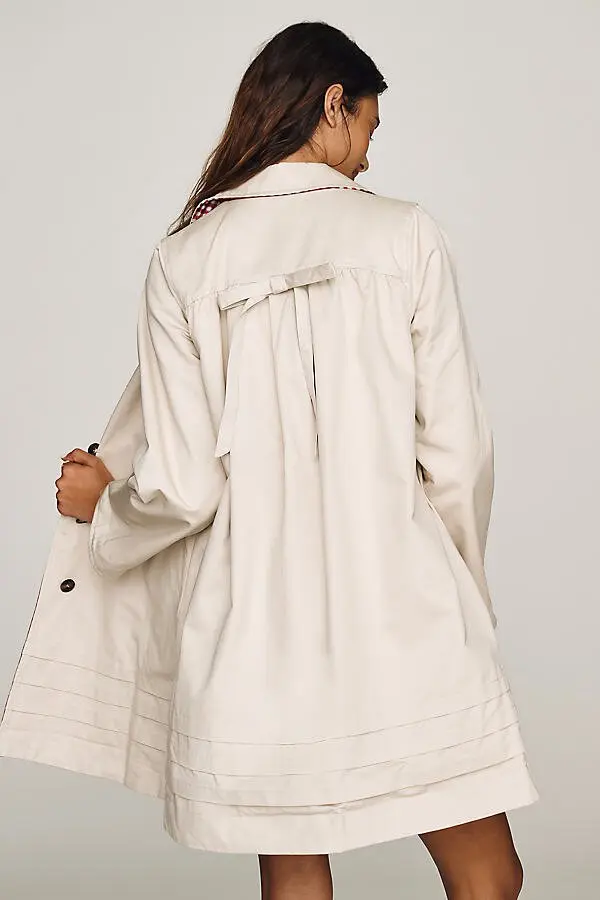 DAMSON MADDER Mercedes Cotton Reversible Coat Jacket