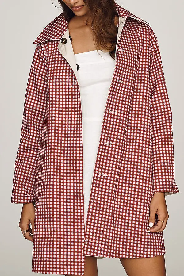 DAMSON MADDER Mercedes Cotton Reversible Coat Jacket