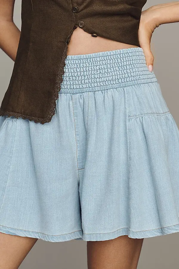 PILCRO A-line Cotton Shorts