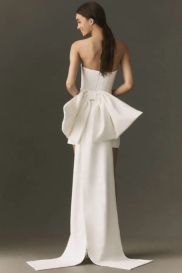SAU LEE Thea Crepe Mi Dress