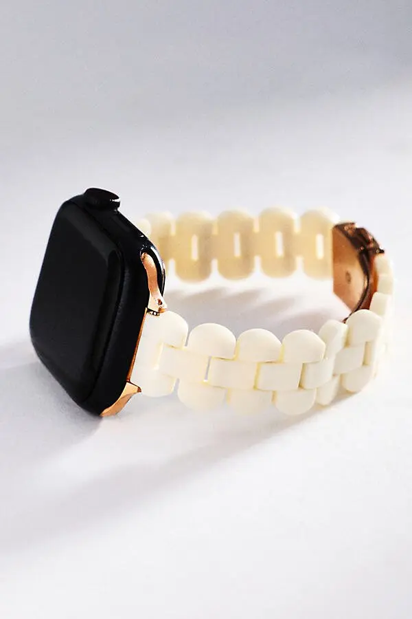 POSH TECH Elle Res Lk Band For Apple Watch - Ivory