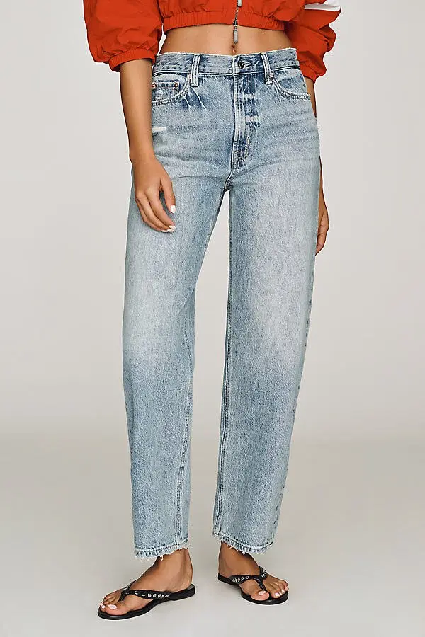 PISTOLA Wes High-rise Tapered-leg Jeans