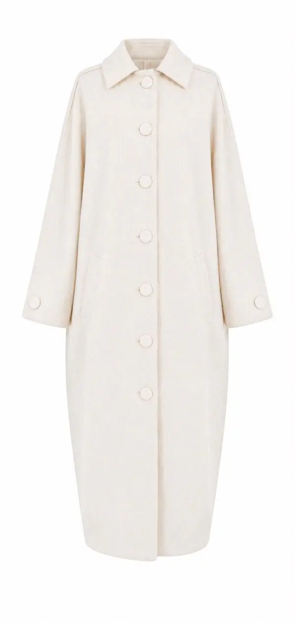 MOOD SWINGS Perla Forma Coat - White