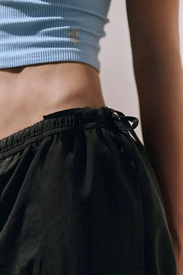Free People Finish Line" Capri Pants - Black