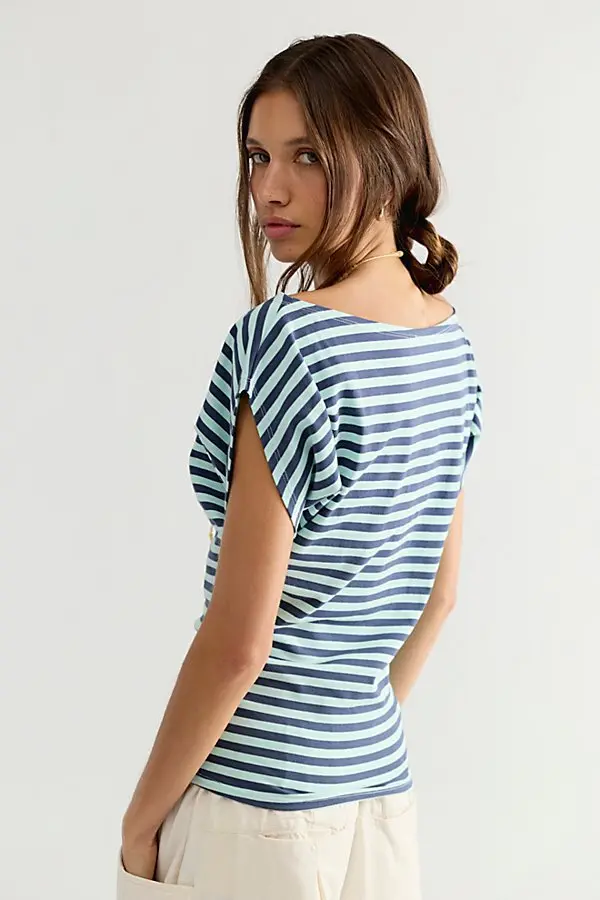 GEEL Fletcher Striped Top
