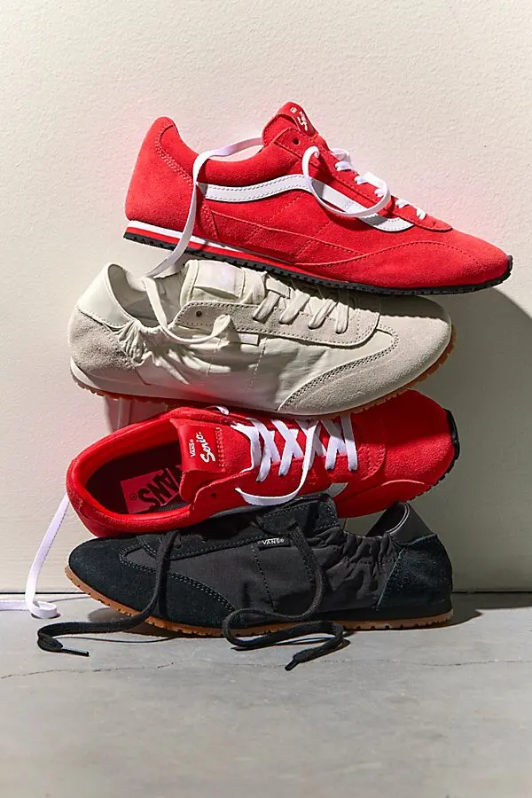 VANS Premium Super Lowpro Sneakers - Tomato
