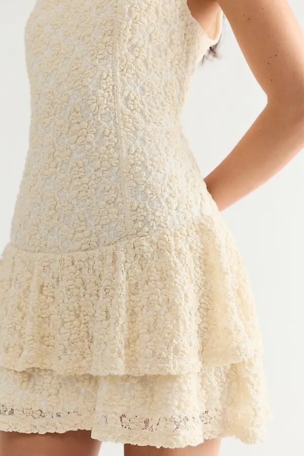 Free People Lace Mini Dress