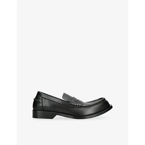 Loewe Bobine Leather Loafers