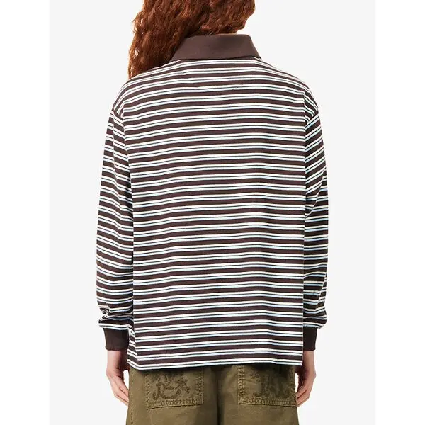 DAMSON MADDER Striped Cotton Rugby Sweatshirt - Multi
