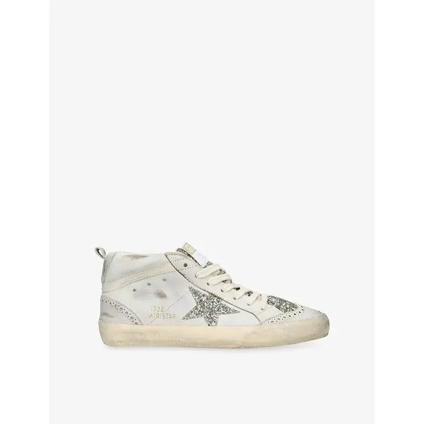 GOLDEN GOOSE Mid Star Suede And Leather Trainers