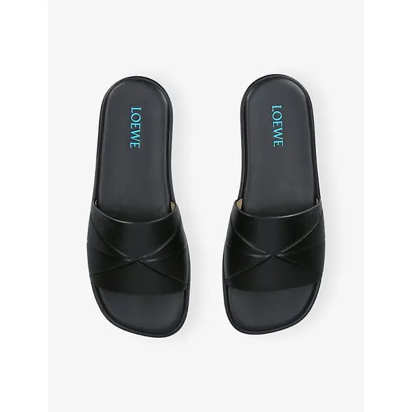 Loewe Leather Origami Slides