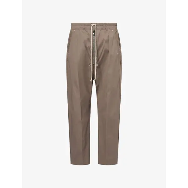 Rick Owens Bela Straight-leg Cotton Trousers - Dust